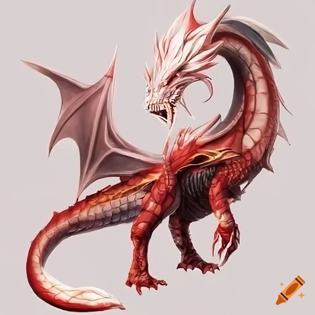 Long dragon on Craiyon