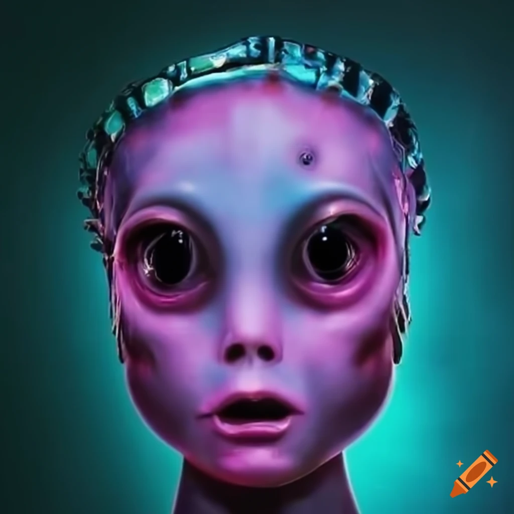 Alien vending machine on Craiyon