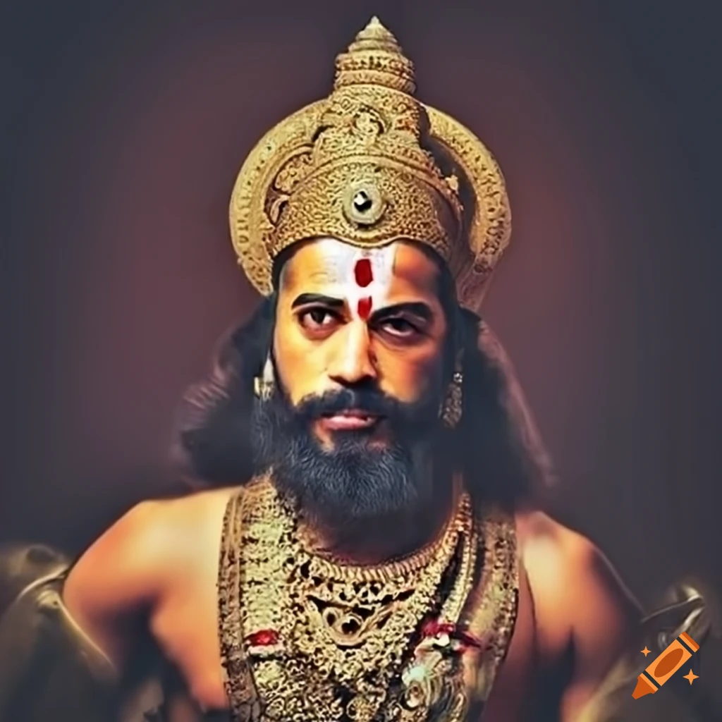 Mahabharat character Vidur illustration on Craiyon