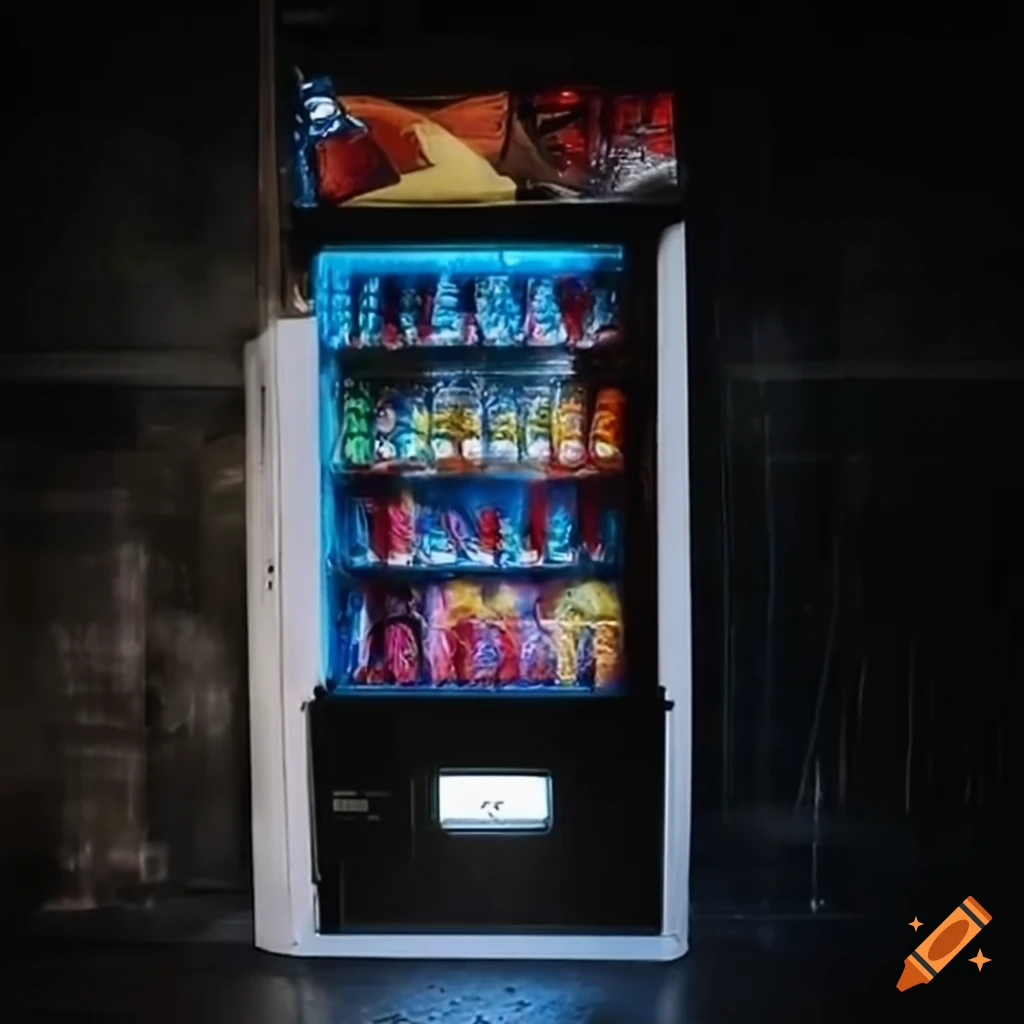 Alien vending machine on Craiyon