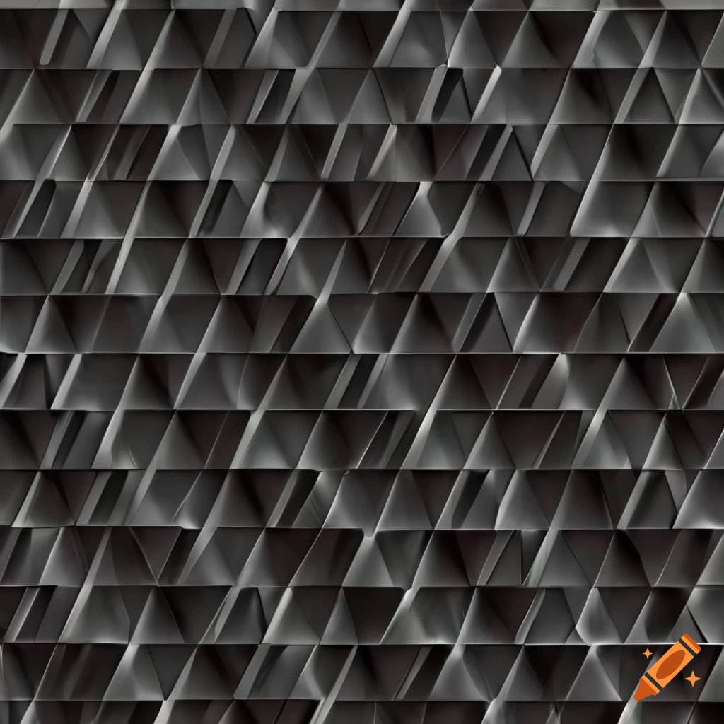 Realistic geometric metal pattern with orderly shapes in 8k resolution ...