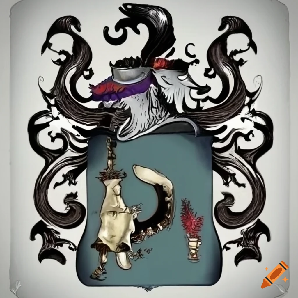 Wizard family crest on Craiyon