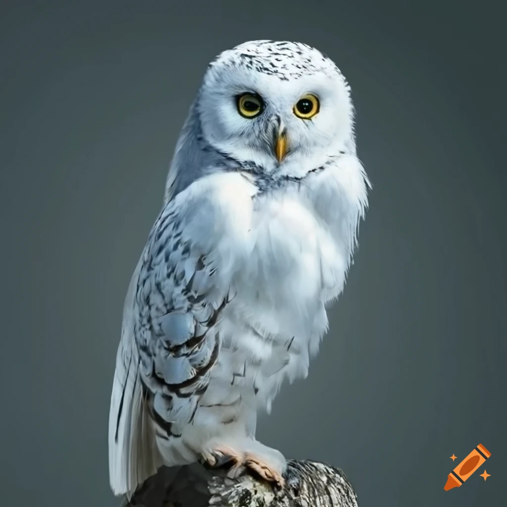 White owl on Craiyon