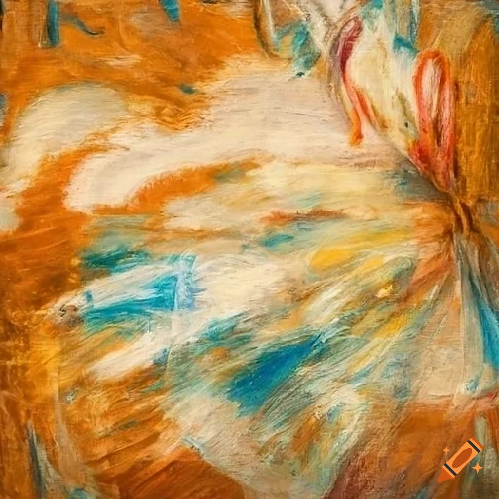 Abstract 17th-century style oil painting representing life finds a way on Craiyon