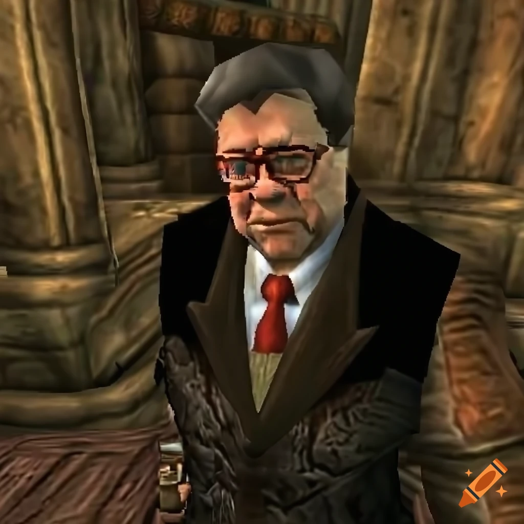 Cartoon depiction of a chubby character in a fantasy video game world ...