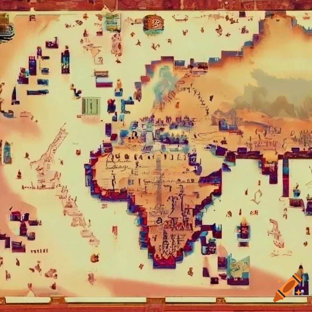 Detailed ethnographic museum poster focused on historical and cultural ...