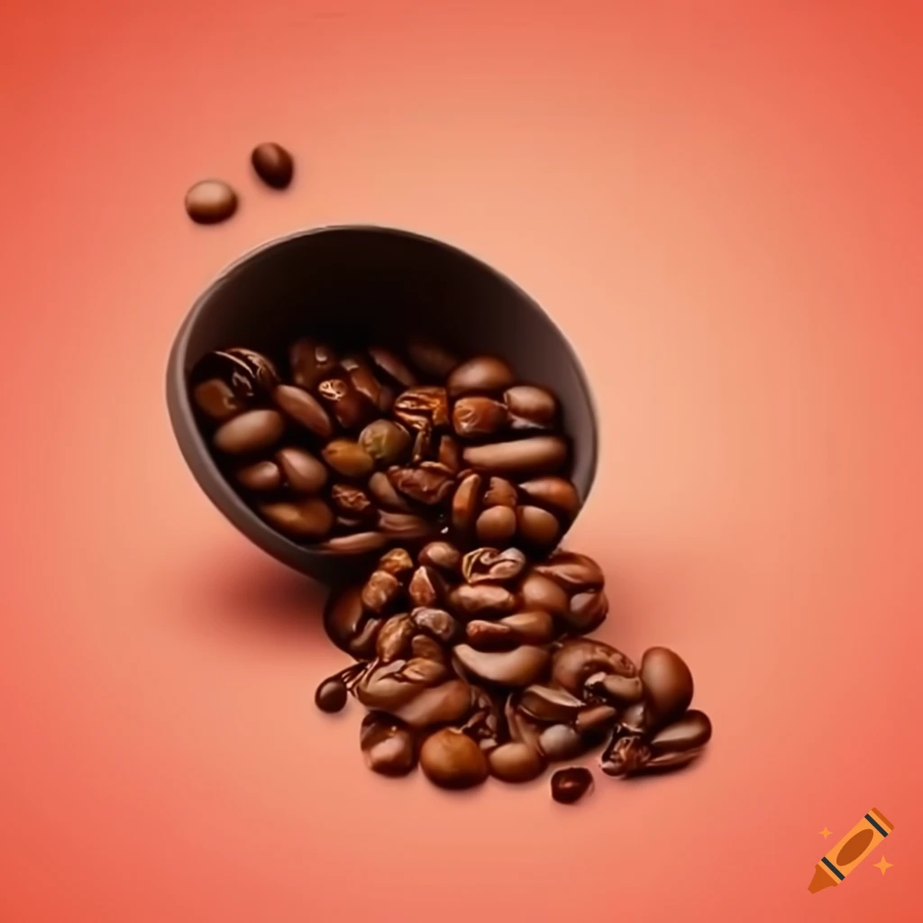 Generate a coffee bean nft on Craiyon