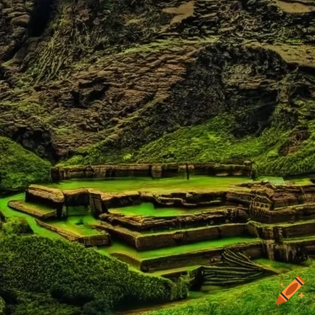 Imaginary depiction of South America's lush landscapes, cultures, and ...