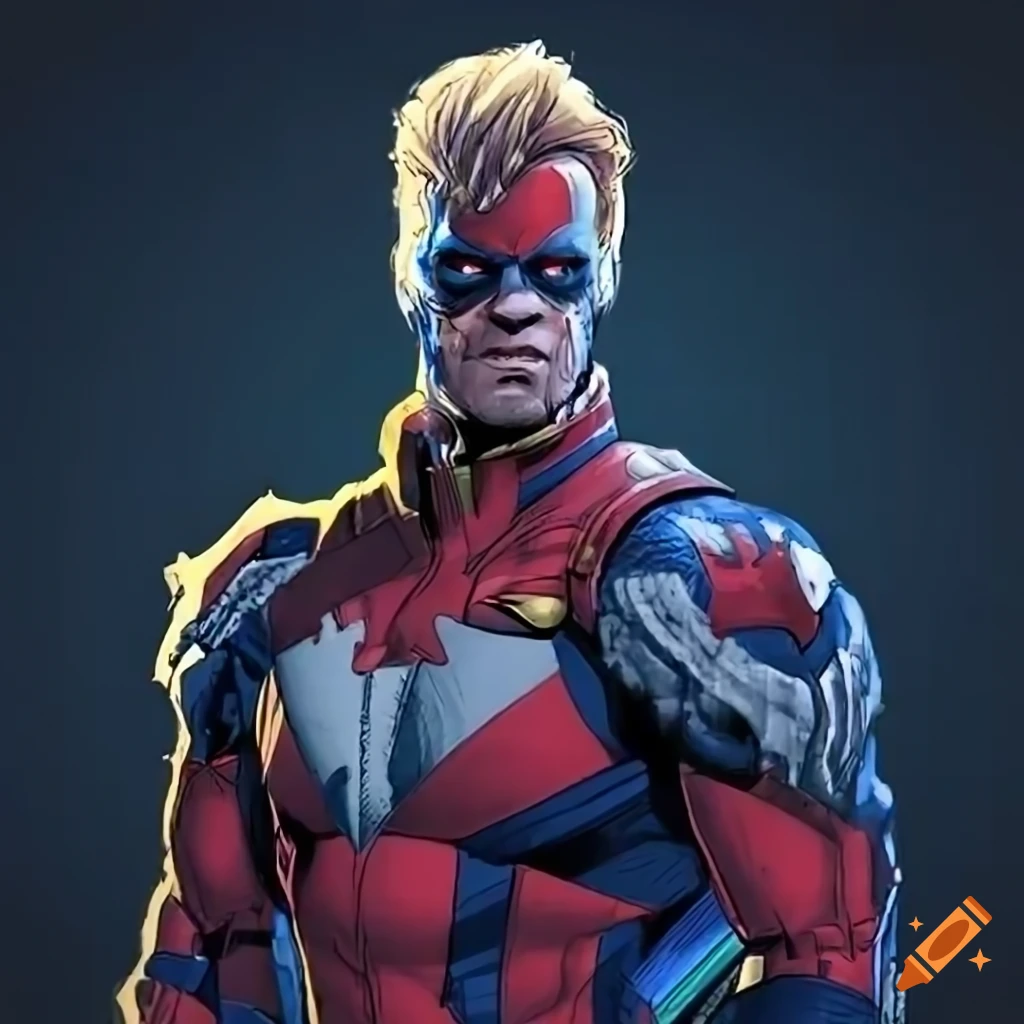 Oc mutant superhero with homelander and judgedredd stylings in ...