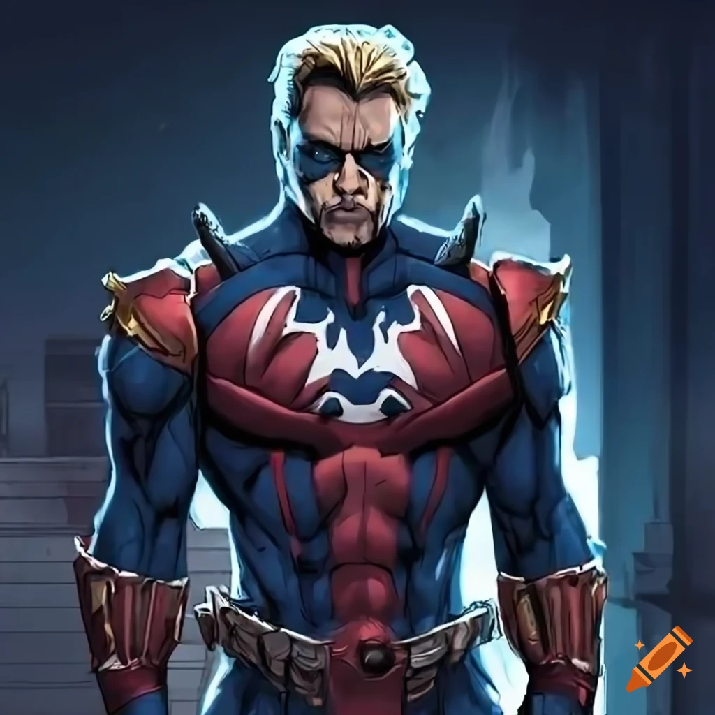 Comic art depicting a mutant superhero with homelander and judge dredd ...