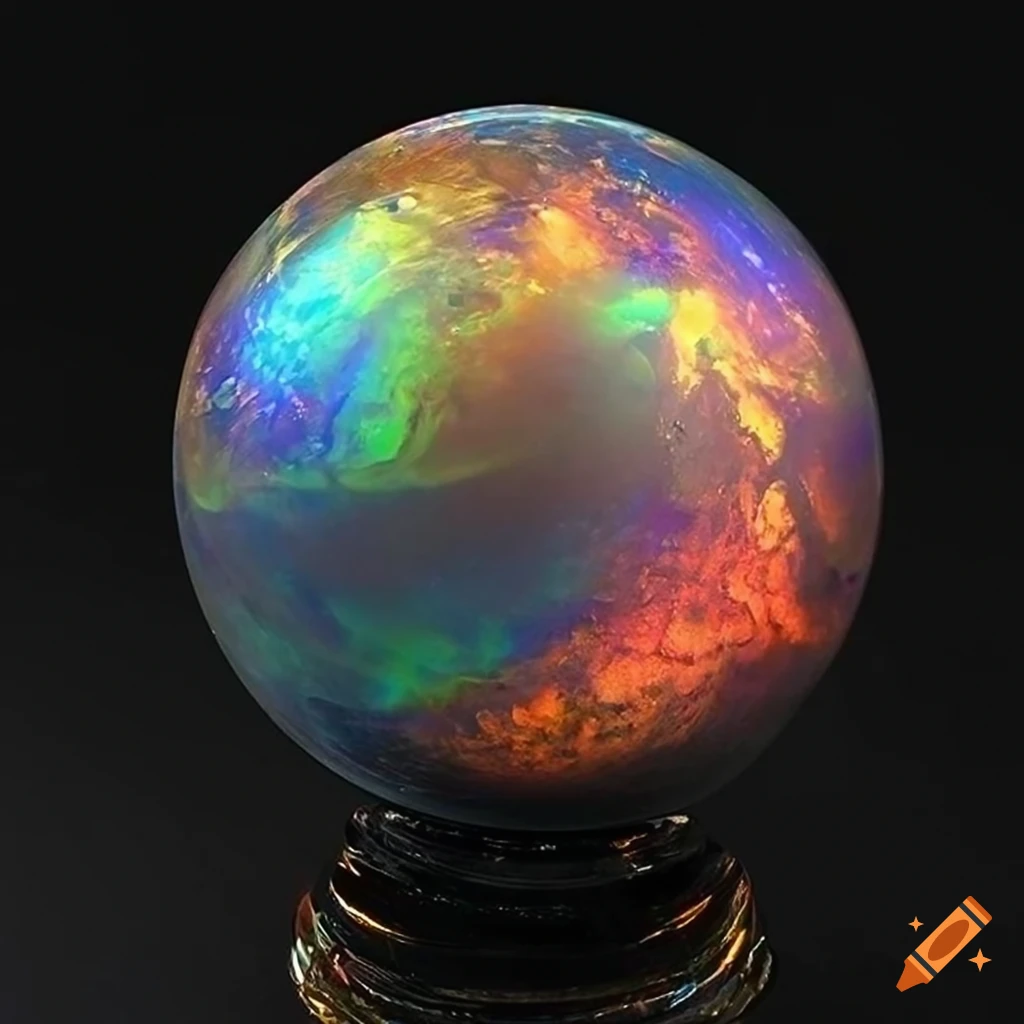 Sculpted marble artwork with opalescent colors and intricate details on ...