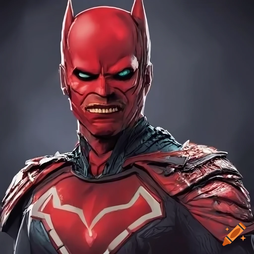 Oc mutant superhero in red skin with homelander and anime superhero ...