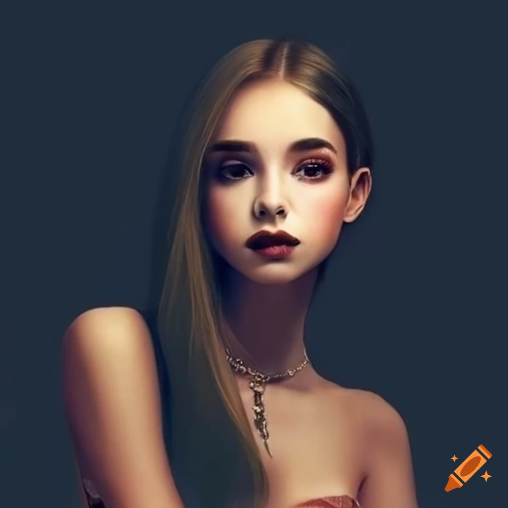 Pretty girl on Craiyon