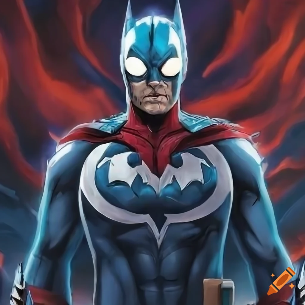 Comic art of a detailed Marvel character with captivating colors on Craiyon