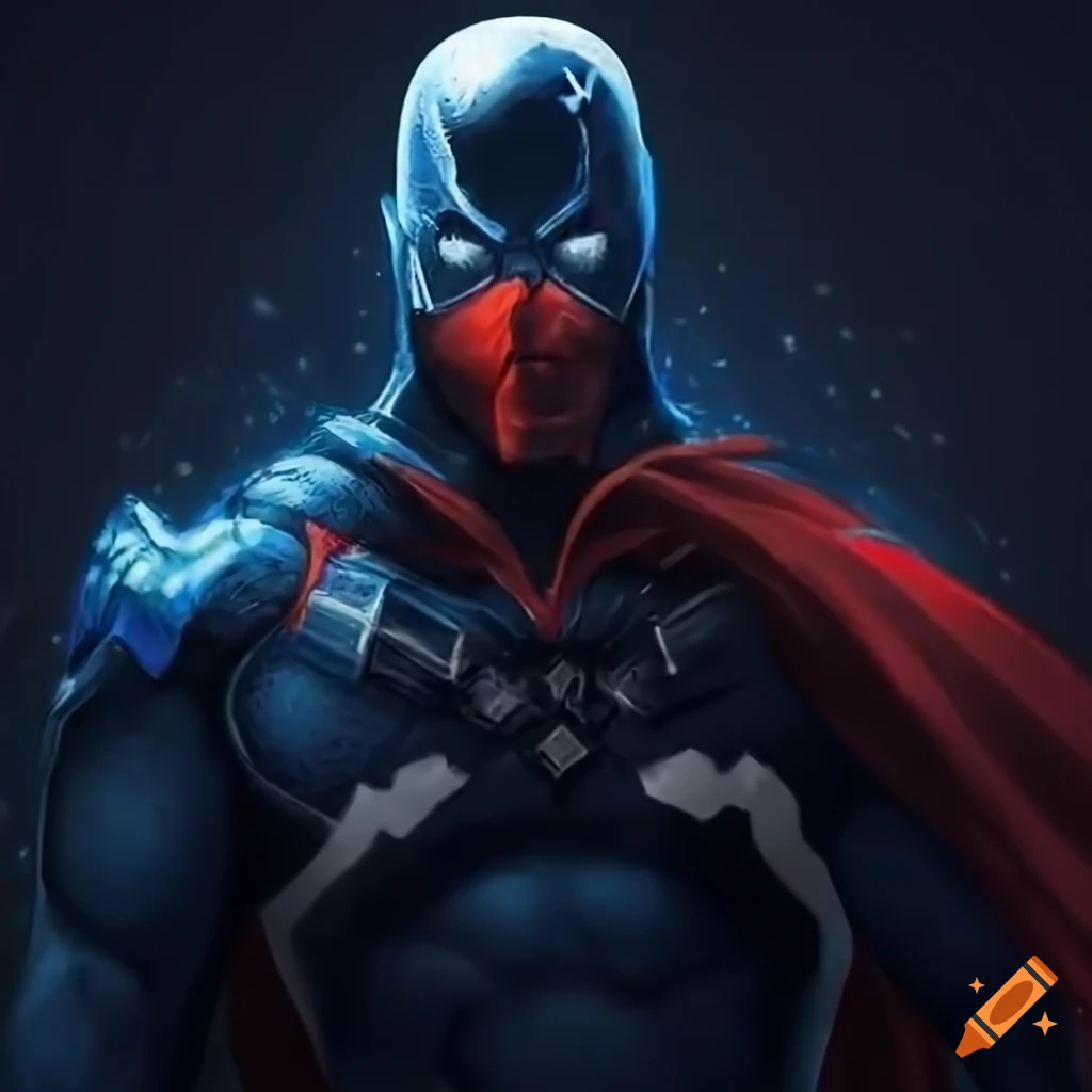 Comic art of mutant superhero with homelander and judge dredd styles on ...