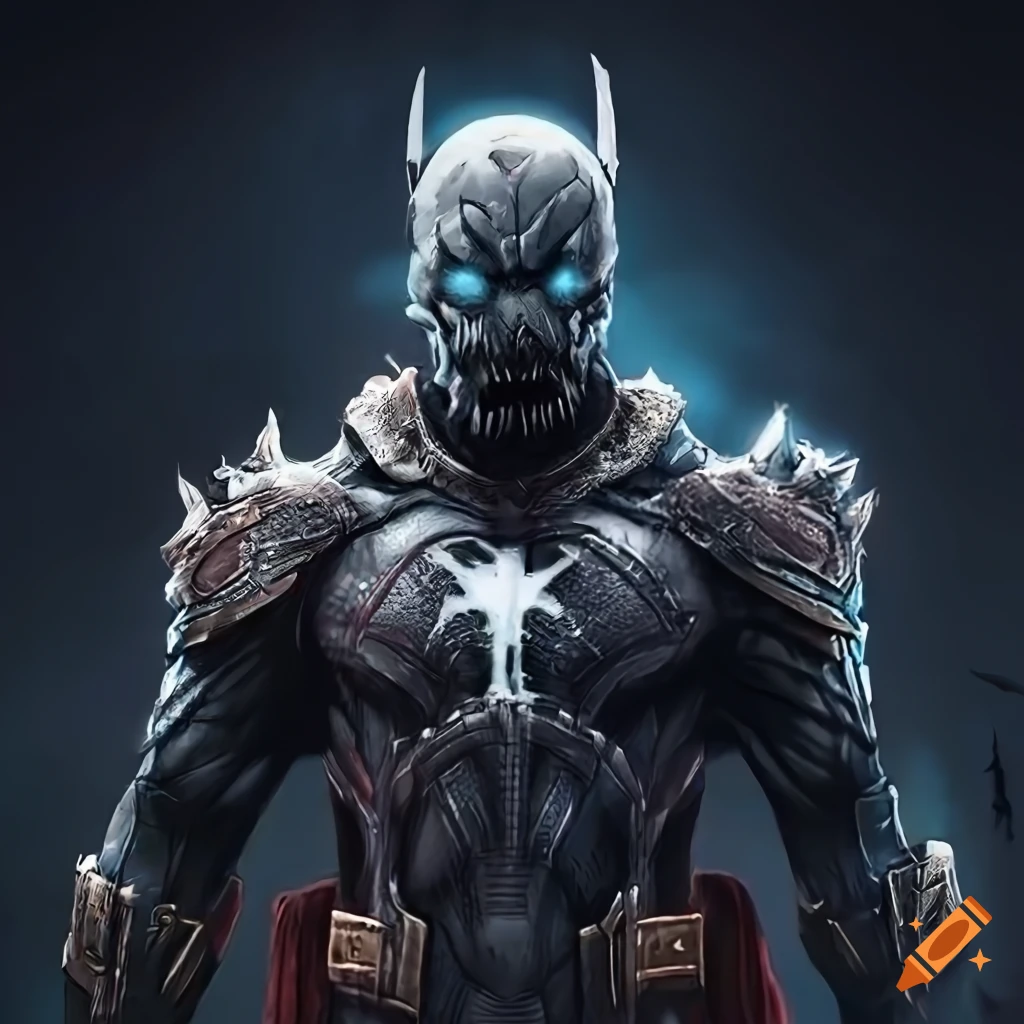 Comic art of mutant superhero with textured skin and military armor in ...