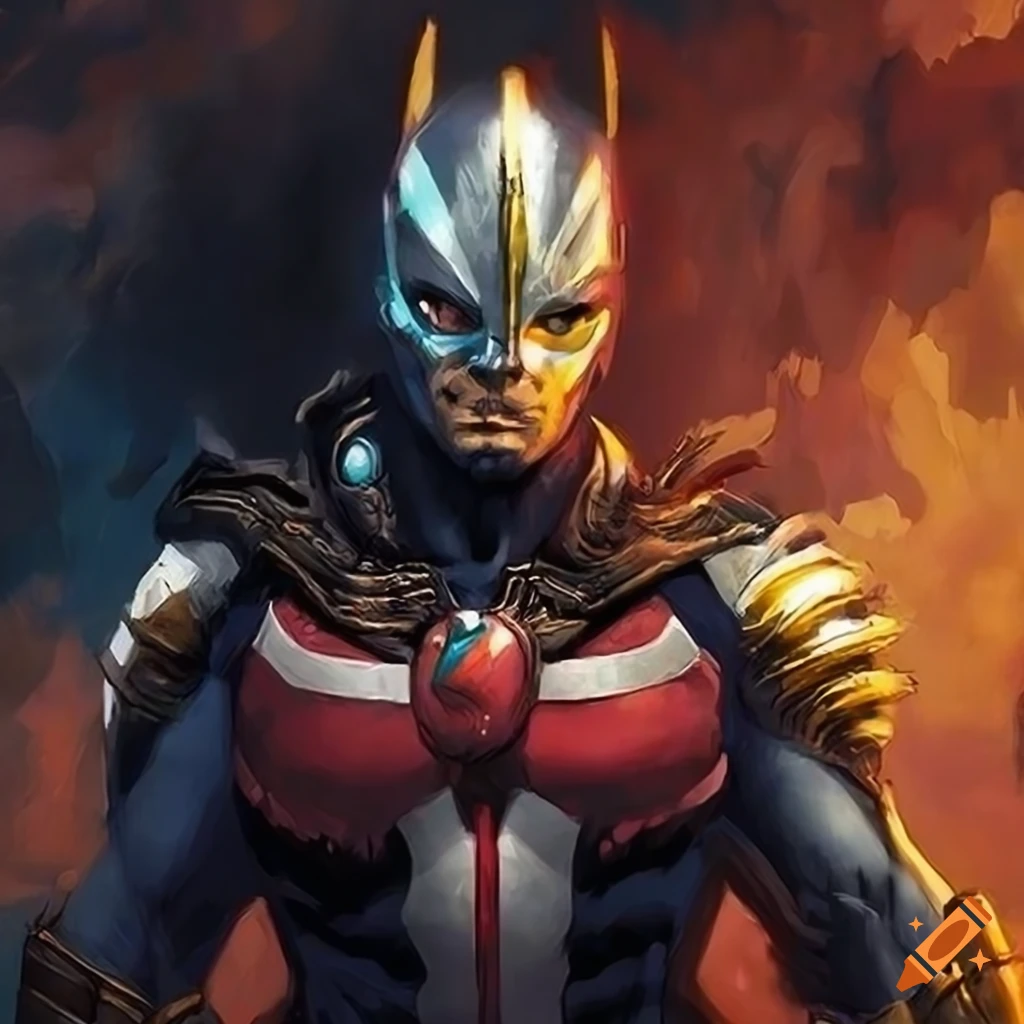 Stunning comic art by Greg Rutkowski with cinematic colors and Watchmen ...