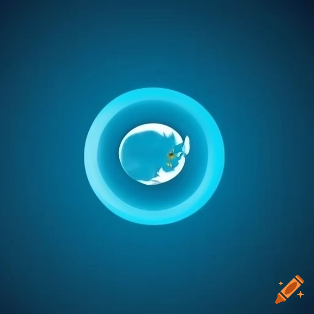 Ethereal logo in brown, blue, and green colors for an environmental ...