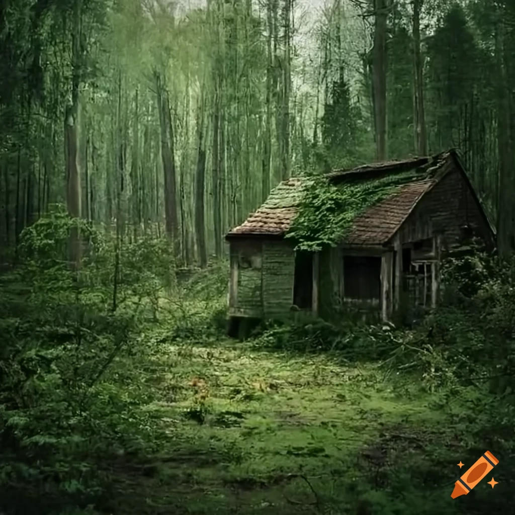 Abandoned village overgrown with greenery near chernobyl exclusion zone ...