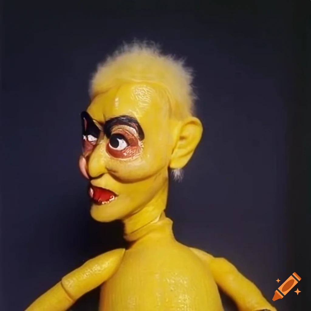 Quirky puppet character named Barry Bendigo Bogan from the 1970s on Craiyon