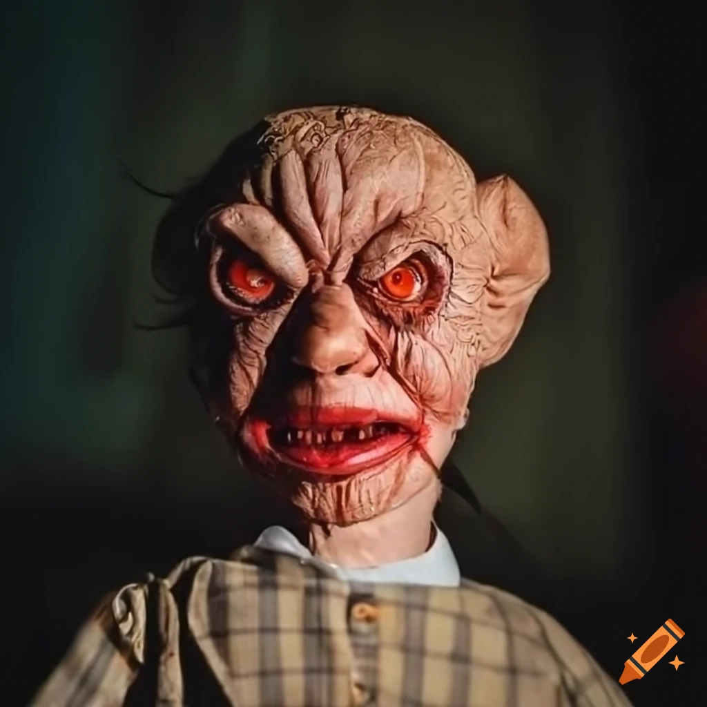 Strange looking puppet character from the 1990s named Stewart on Craiyon