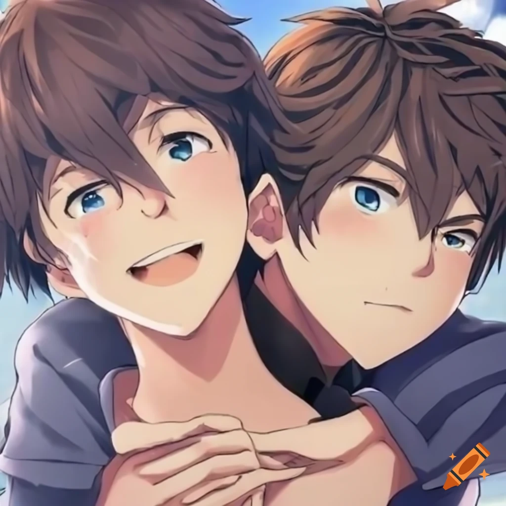 Anime series depicting a beautiful friendship between two boys on Craiyon
