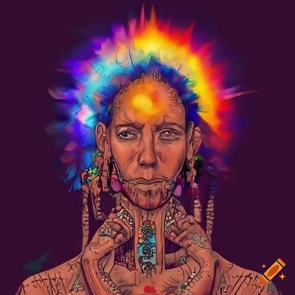 Surrealist digital painting inspired by Carlos Castaneda and the shaman ...