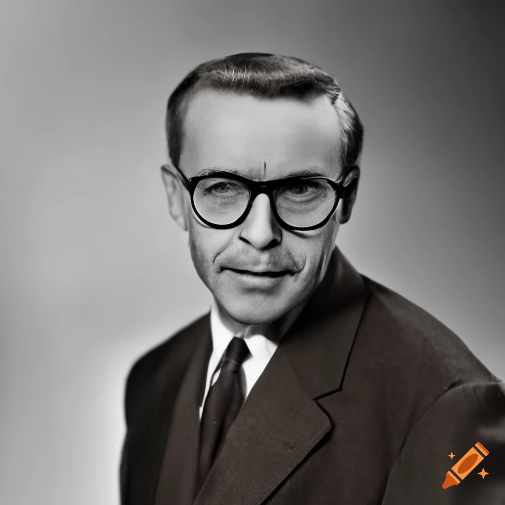 Portrait of a smart middle-aged man in a brown business suit from the ...