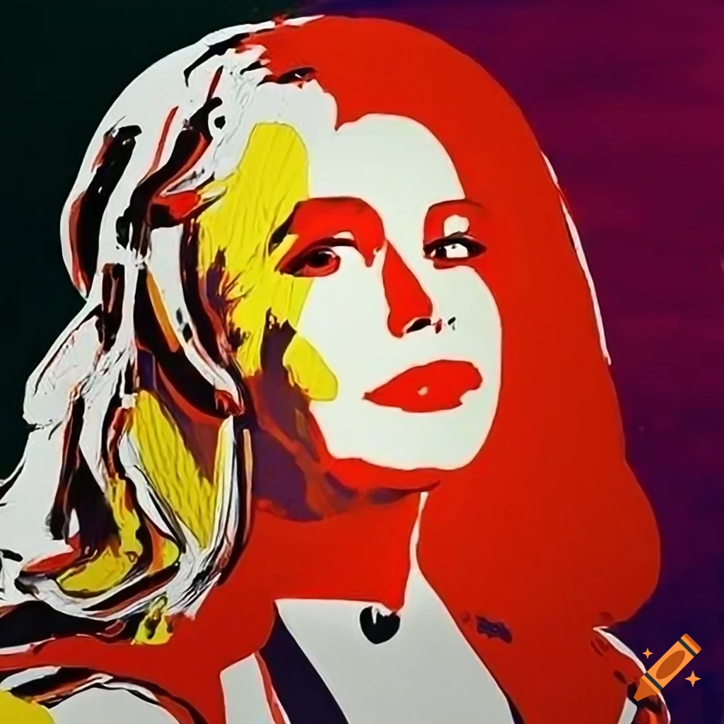 Modern pop-art depiction of jerry, elaine, george, and kramer on Craiyon