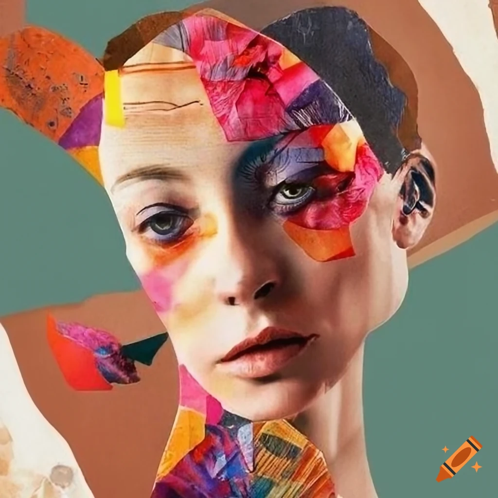 Hannah Hoch collage artwork with photorealistic images of women and ...