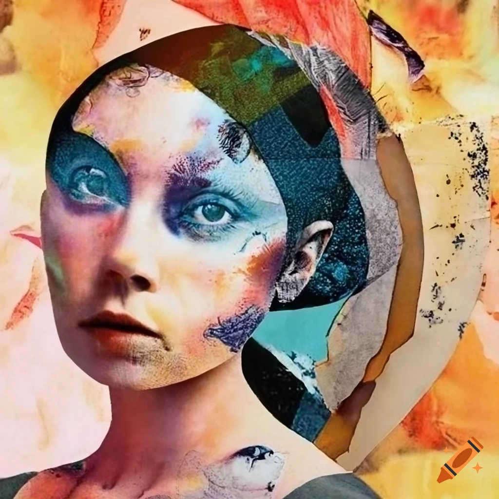 Hannah Hoch collage artwork with photorealistic images of women and ...