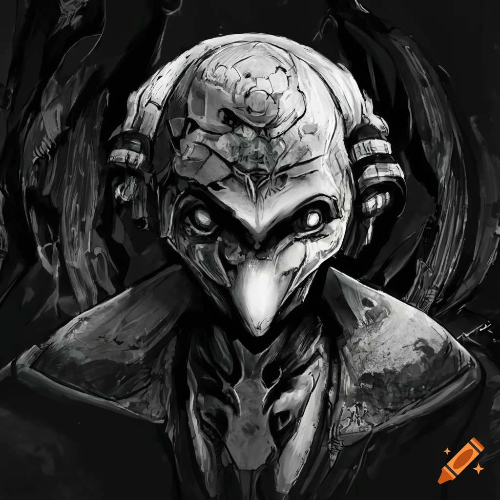 Penguin inspired by Neon Genesis Evangelion, Angelarium, Moebius, and ...