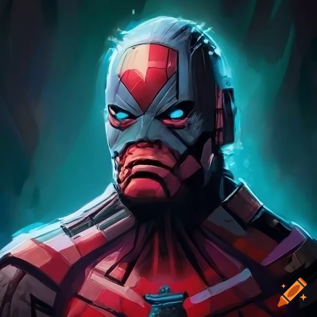 Comic art featuring Marvel character portraits with vivid colors and ...