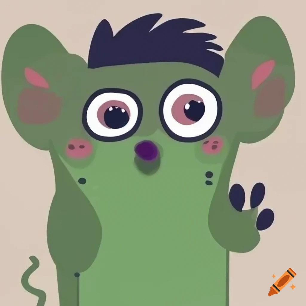 Stylized and charming animal character in Aaron Trevor illustration ...