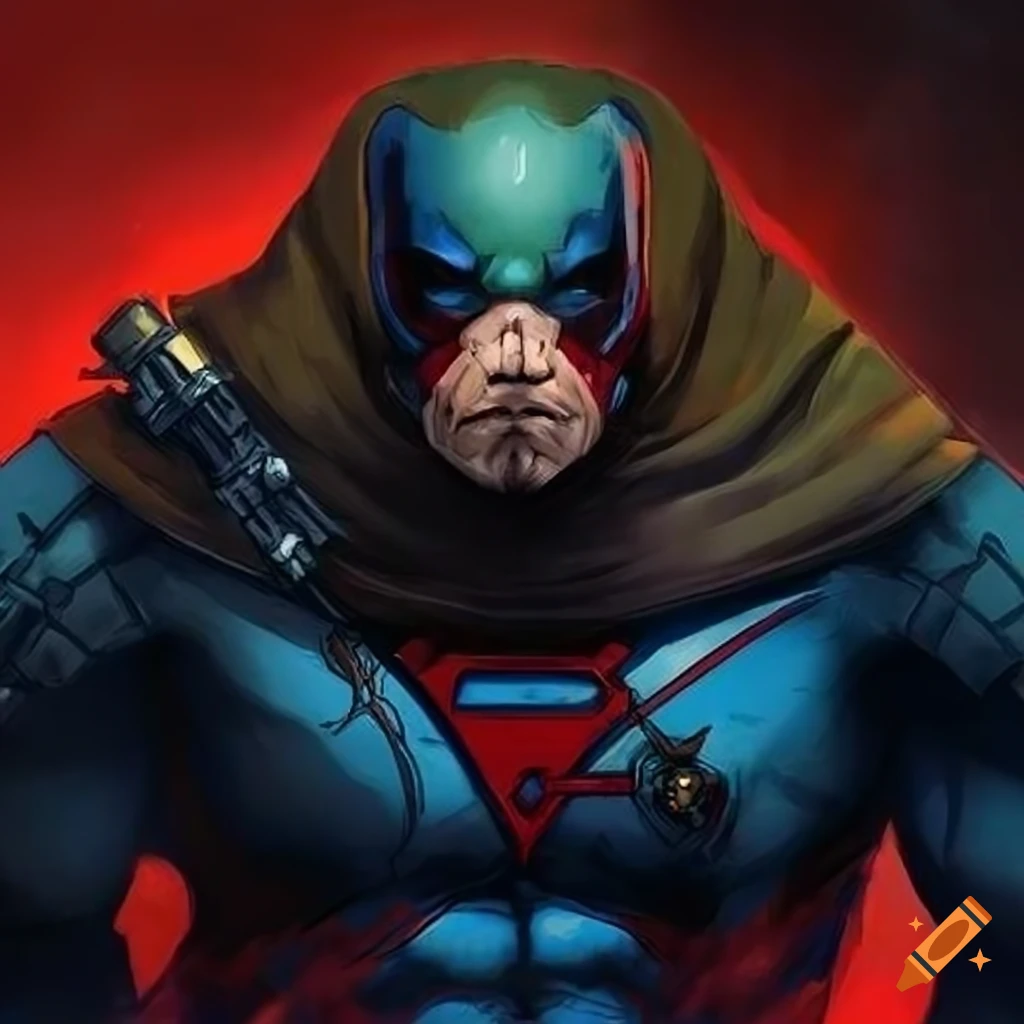 Superhero with chest symbol in stunning comic art style by greg ...