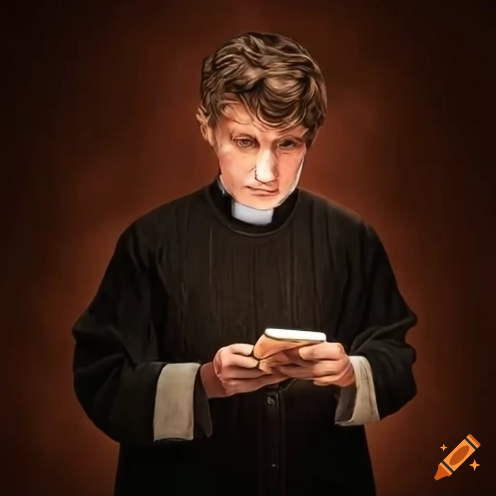 Young and old protestant pastors in discussion on Craiyon