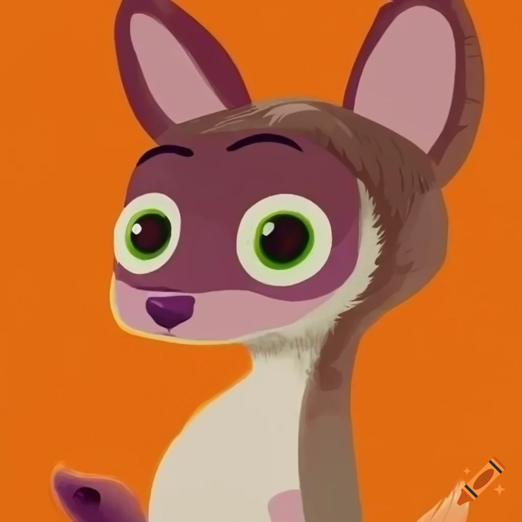 Stylized charming animal character for kids' TV program in Aaron Trevor ...