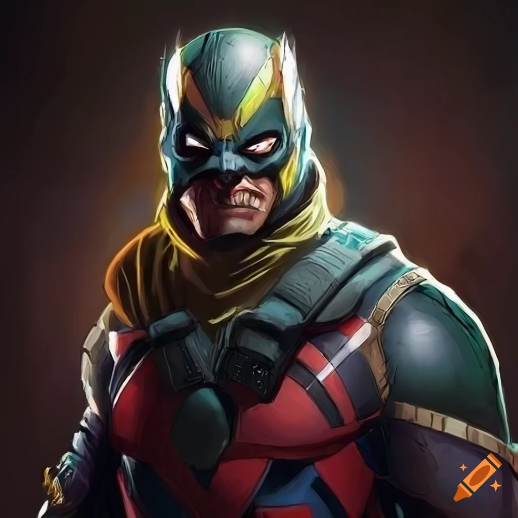 Stunning Marvel character portrait with vivid colors and unusual ...