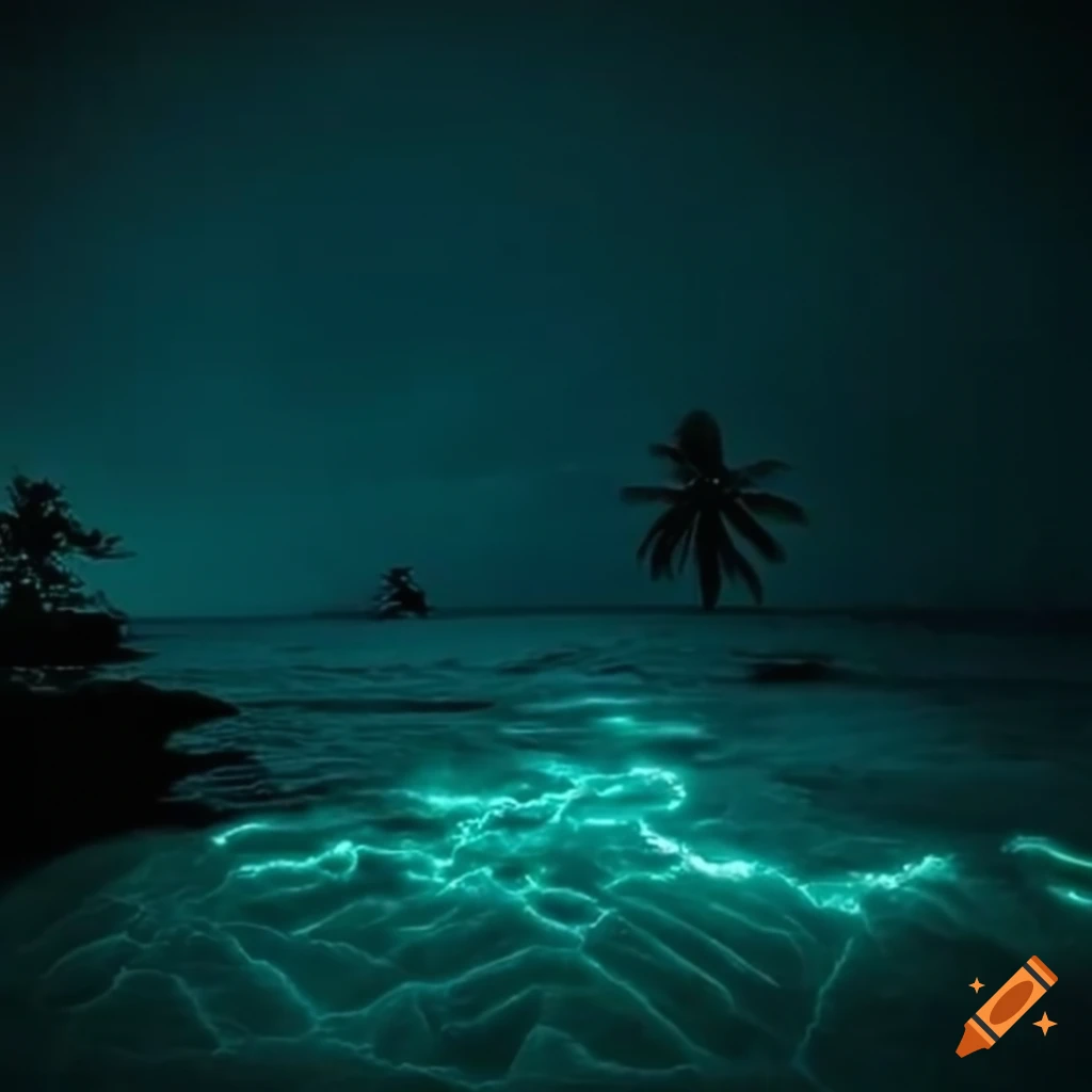 Dramatic map of the bermuda triangle with glowing lines connecting ...