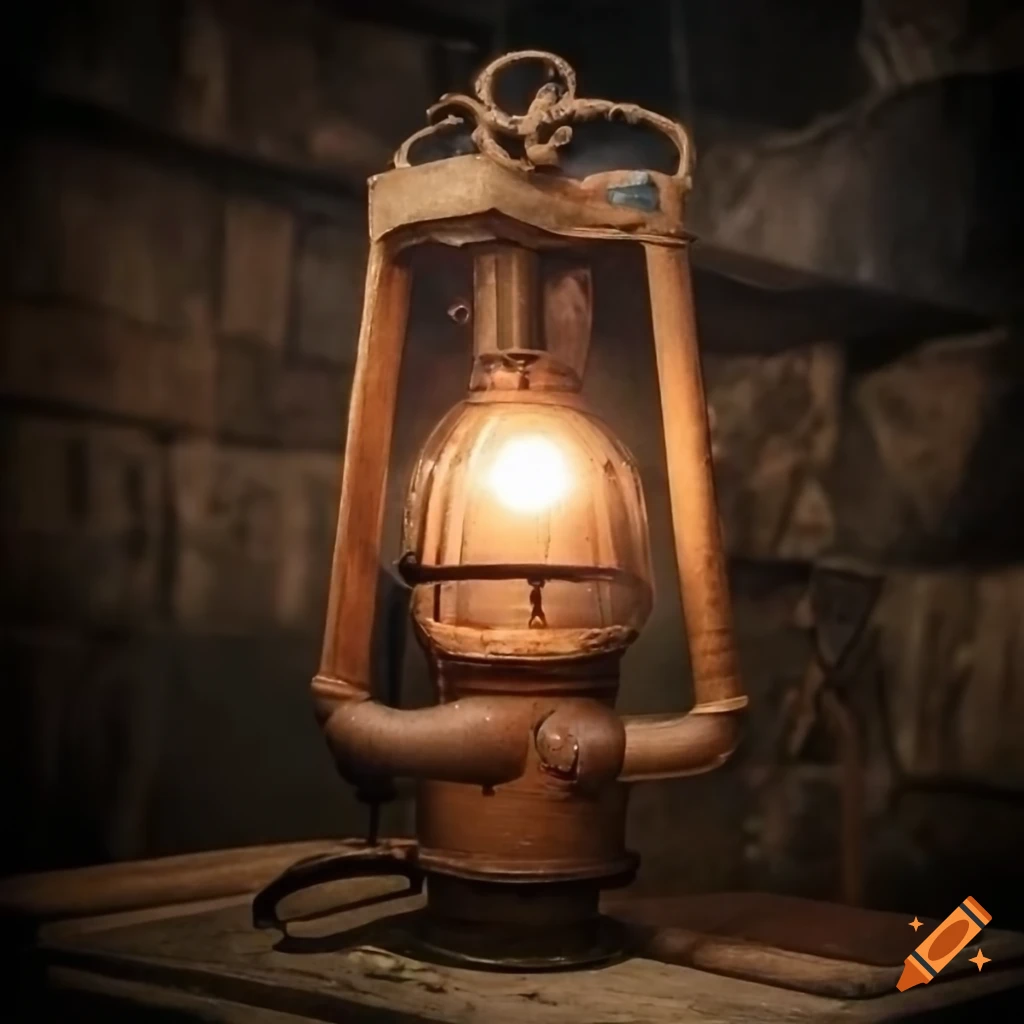 Victorian mine lantern on Craiyon