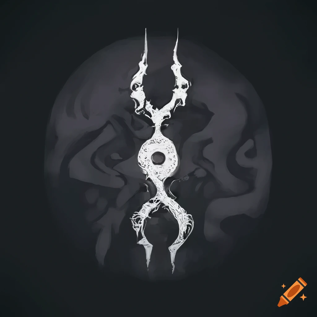 Dark eldritch logo on Craiyon
