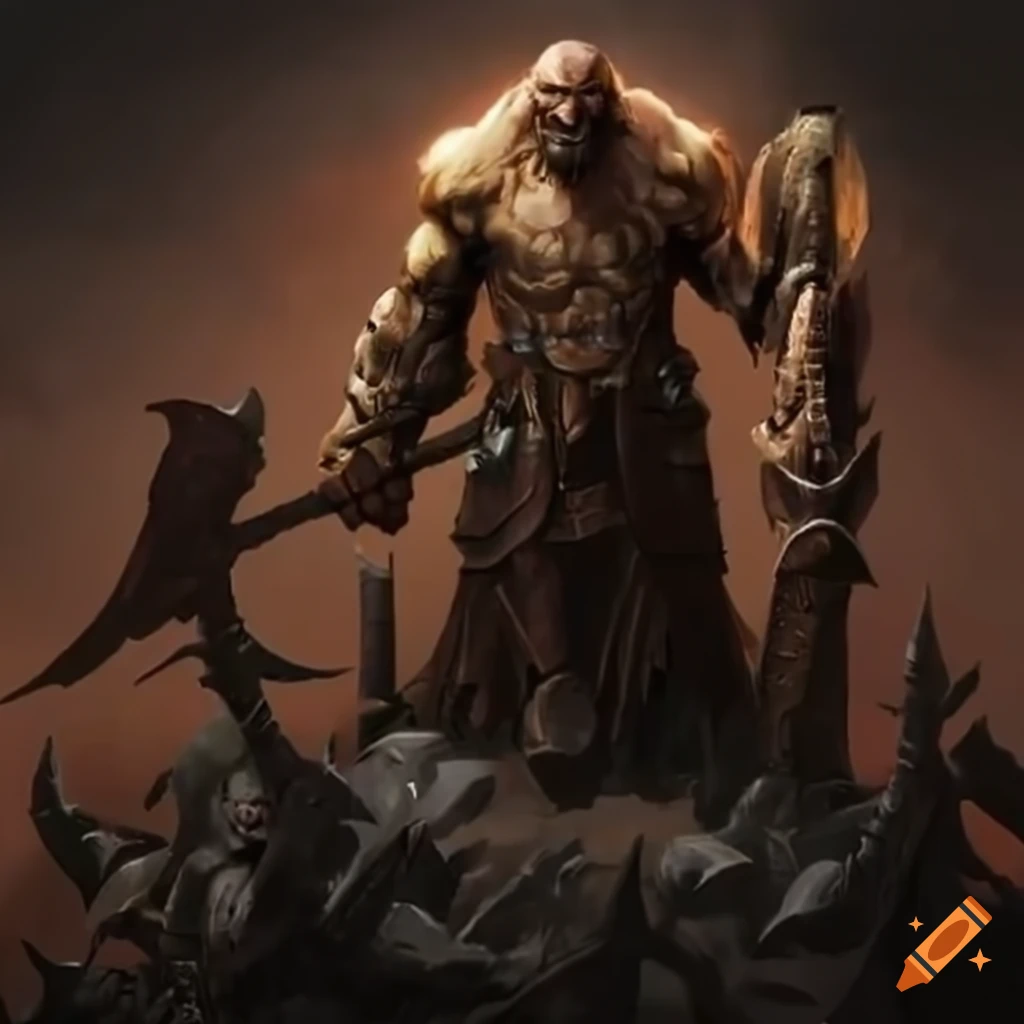 Fantasy giant army on Craiyon