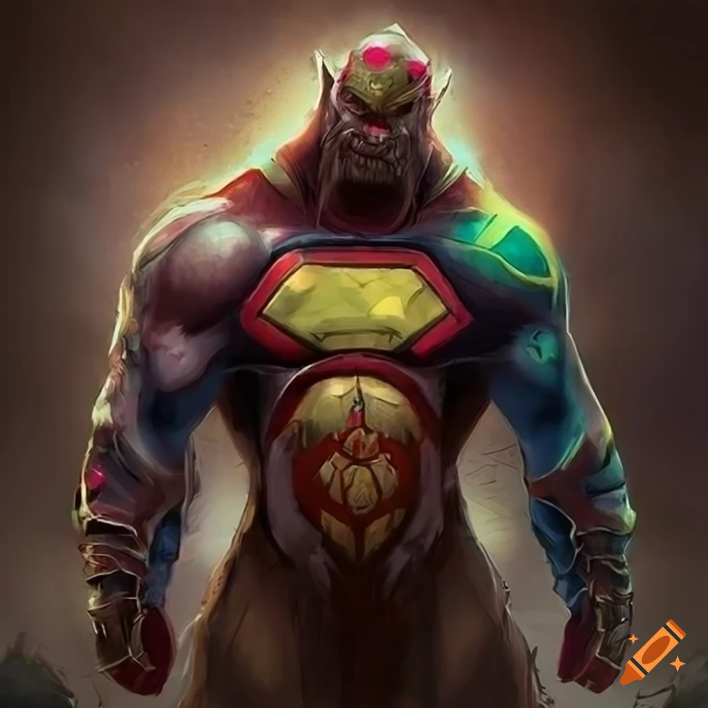 Unusual superhero chest symbol design with stylings by various artists ...