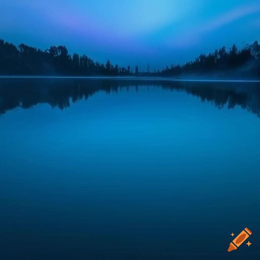 Elegant IT landing page design with calming blue tones on Craiyon