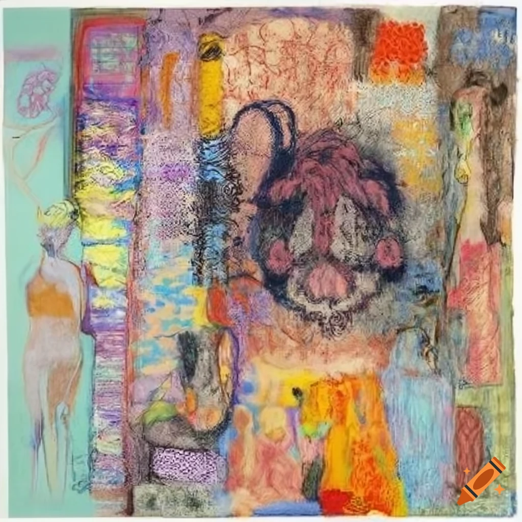 Various art styles and references in a collage of artistic influences ...