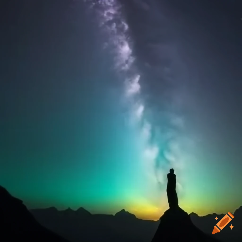 Formation of self-awareness and inner reflection concept on Craiyon