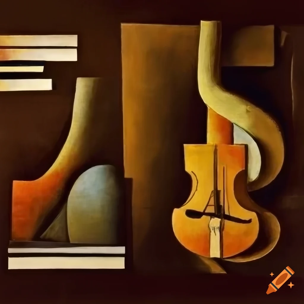 Modern still life with dirty fabric, musical instruments, and books in ...