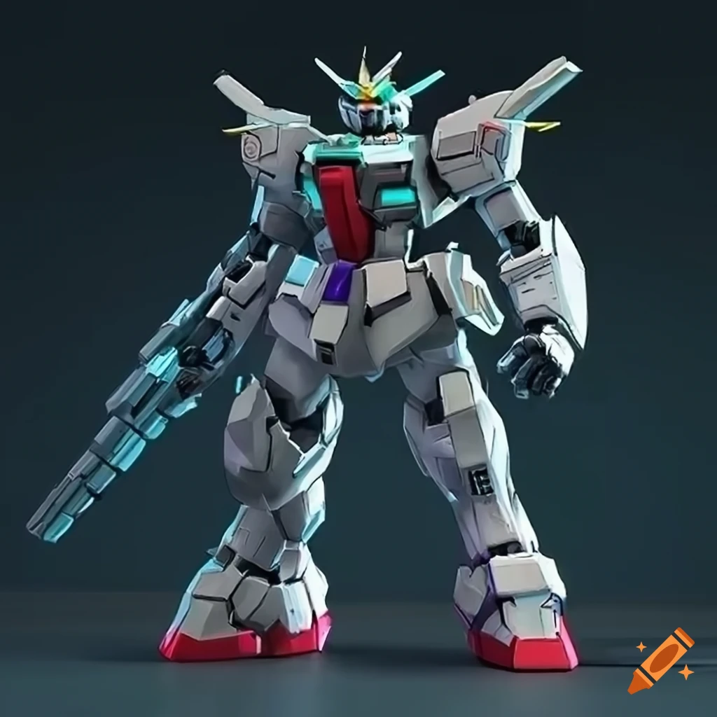 Gunpla inspired mecha design on Craiyon