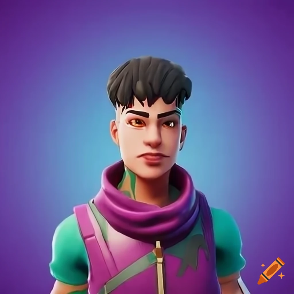 Fortnite character customization inspired by rapper duki on Craiyon