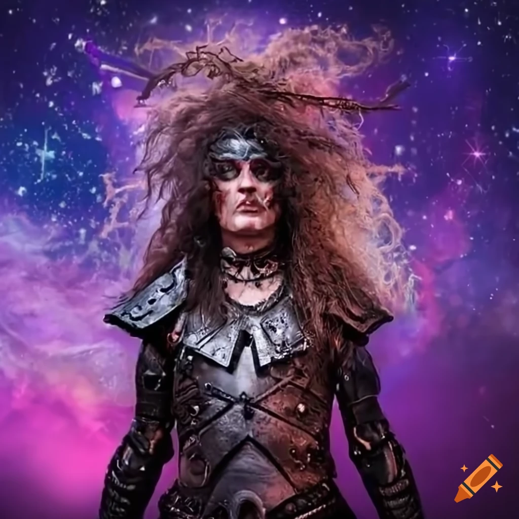 Epic 80s fantasy metal band performing in mystic ritual on Craiyon